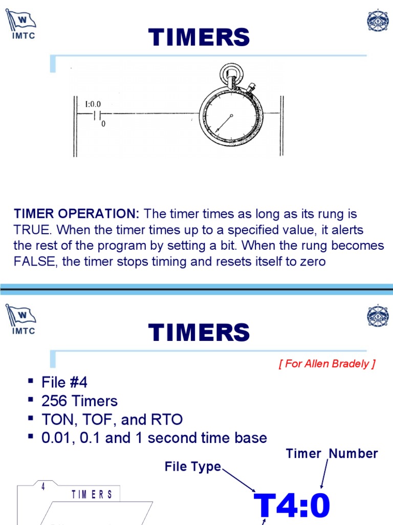 5-PLC Counter-Timer-rev 22 Aug 2005 | PDF | Timer | Digital Technology