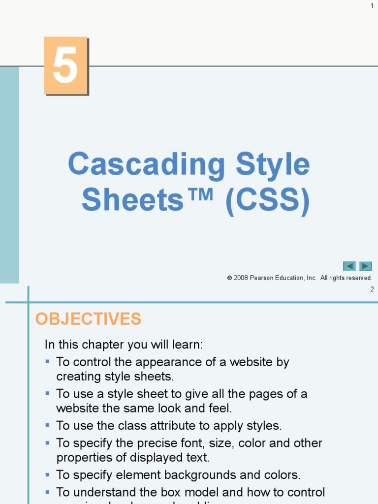 Cascading Style Sheets™ (CSS) | PDF | Html Element | Software Development