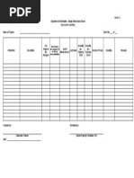 Inventory Count Form Annex A | PDF | Inventory