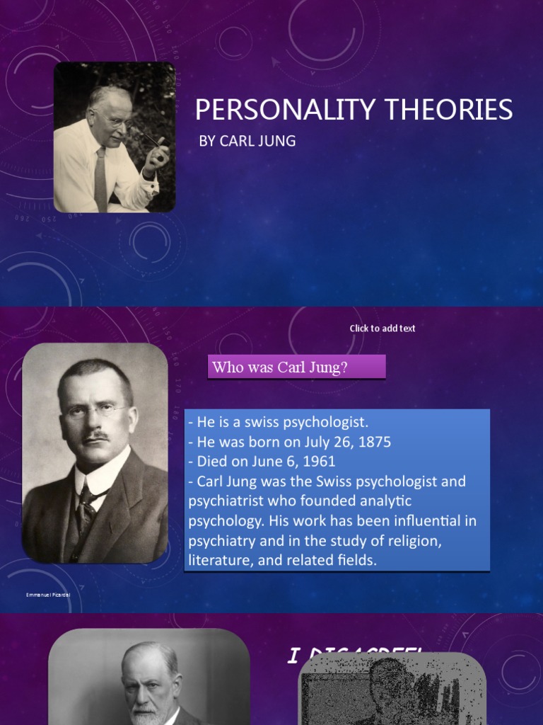 Carl Jung PPT Emmanuel | PDF | Shadow (Psychology) | Extraversion And Introversion