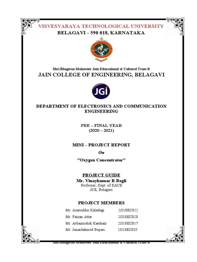 Mini Project Report Format | PDF | Electric Motor | Engineering