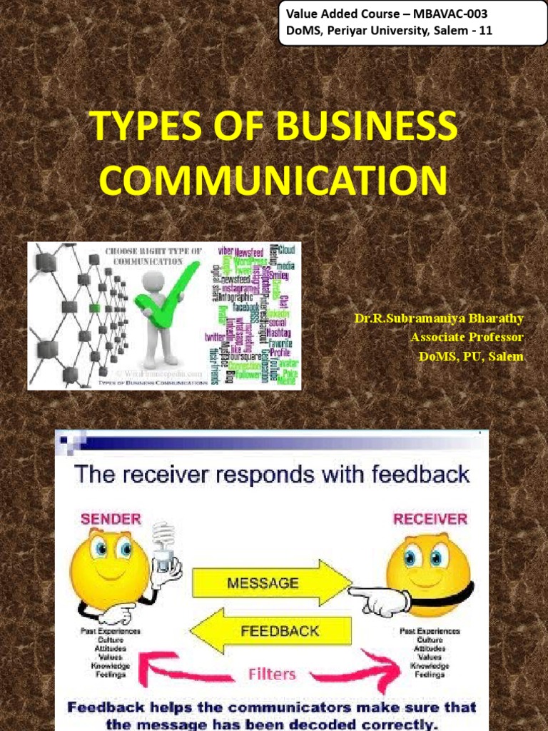 Types of Business Communication | PDF