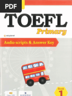 TOEFL Primary Practice TESTS | PDF | Standardized Tests | Qualifications