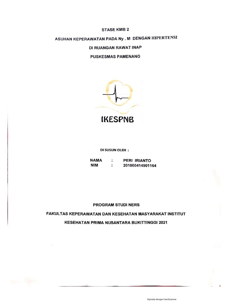 LK KMB 2 Askep Hipertensi Oleh Peri Irianto | PDF