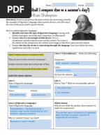 Sonnet 18 - Exam Bank Questions and Suggested Answers | PDF | Literary Criticism | Sonnets
