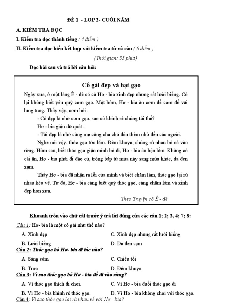 Cac de Luyen Thi | PDF