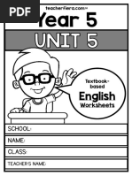 Y5 Unit 5 Worksheets 1 | PDF | Plural | Lunch
