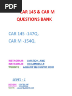 Car 145 Notes-1 DgCa | PDF | Audit | Aircraft