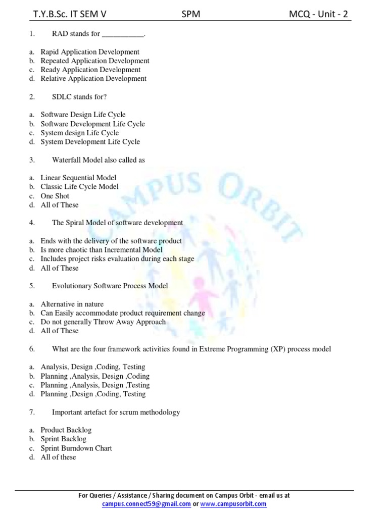 MU - SCIENCE - BSCIT - TY BSCIT Sem 5 - USIT501 - 2020-12-01 - MCQ - 2 - Unit | Download Free ...