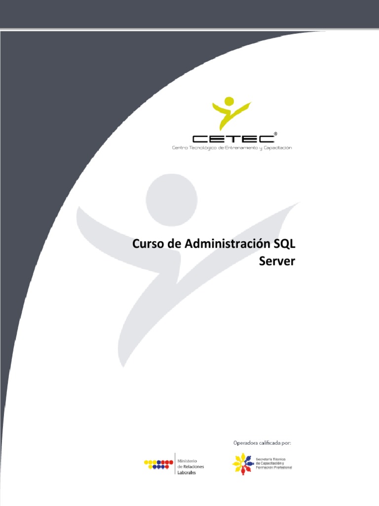 Curso de Administracion SQL Server | PDF | Servidor SQL de Microsoft | Apoyo