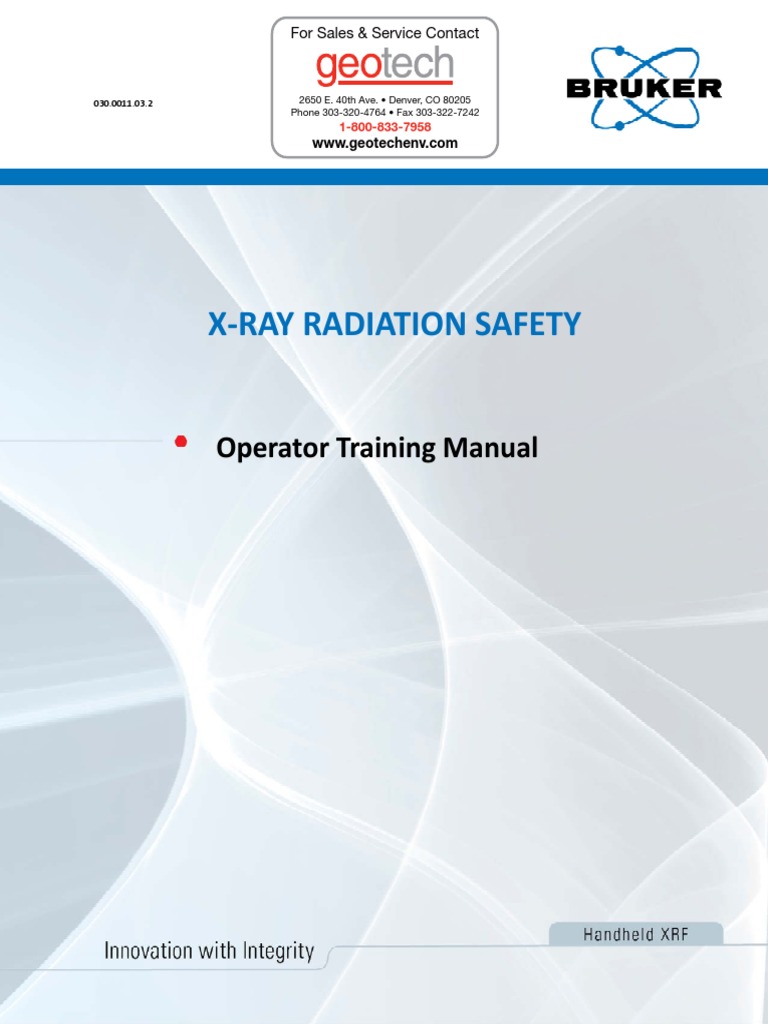 X-Ray Radiation Safety Training Manual | PDF | Ionizing Radiation | Atoms