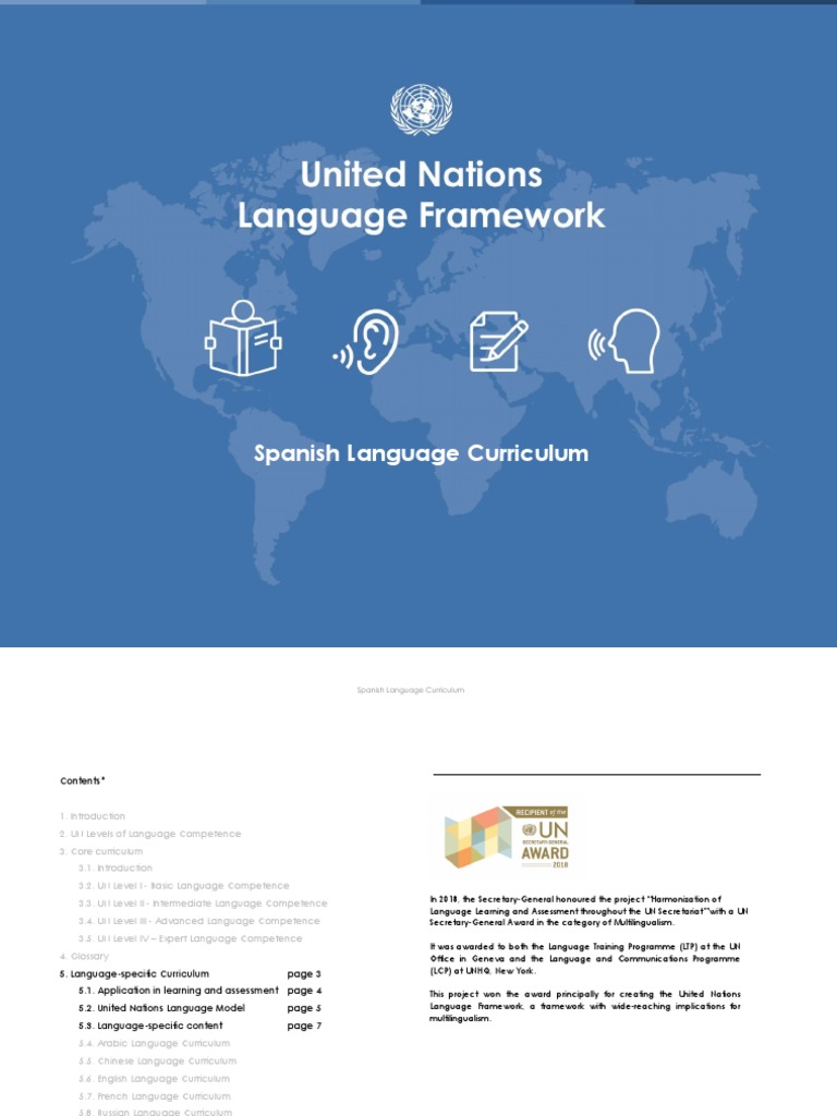 Spanish Language Curriculum - 0 | PDF | Curriculum | Linguistics