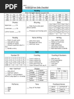 UKG Maths and English Syllabus 2025-26 | PDF
