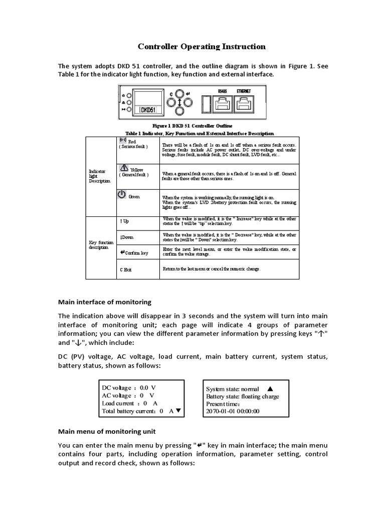 DKD 51 Controller Manual | PDF | Photovoltaics | Alternating Current
