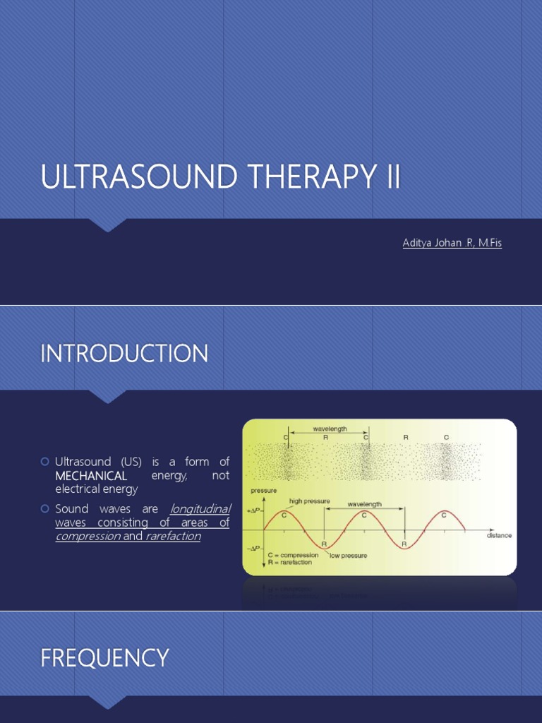 Ultrasound Therapy Ii: Aditya Johan .R, M.Fis | Download Free PDF ...