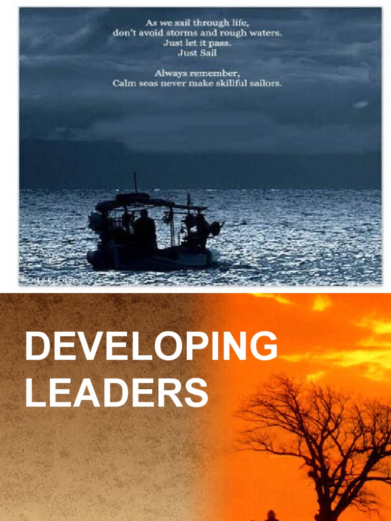 Developing Leaders | PDF | Self-Improvement