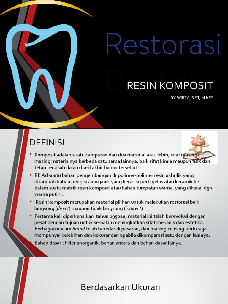 RESIN KOMPOSIT Keperawatan Gigi | PDF