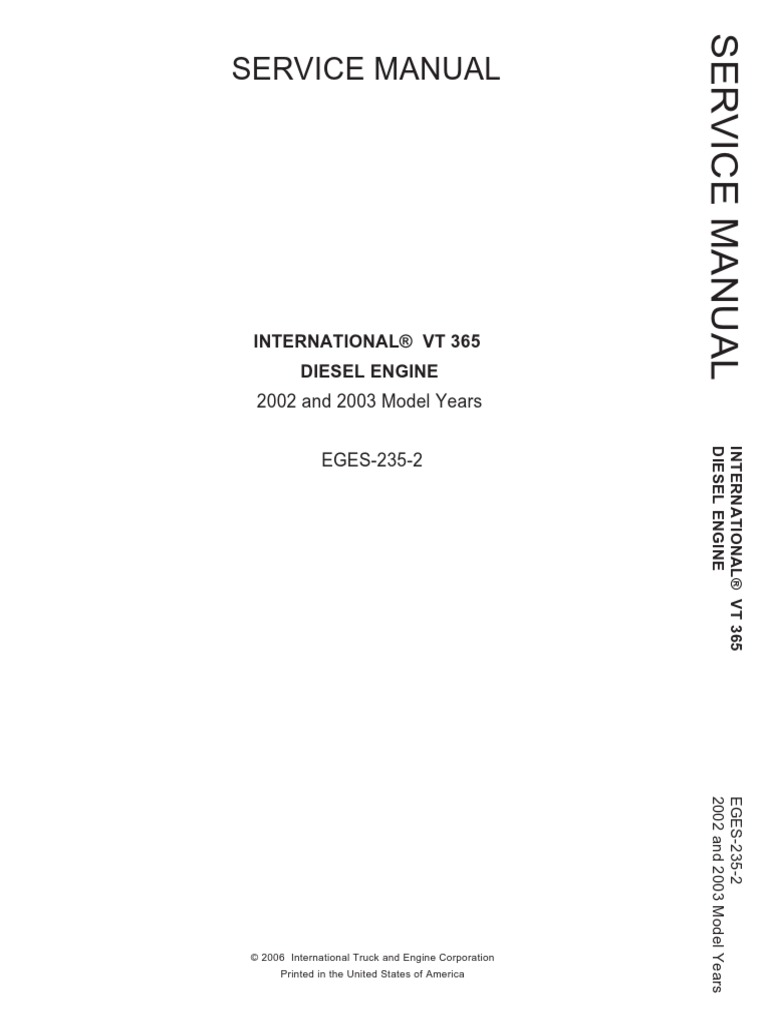 vt_365 (1) | PDF | Piston | Turbocharger