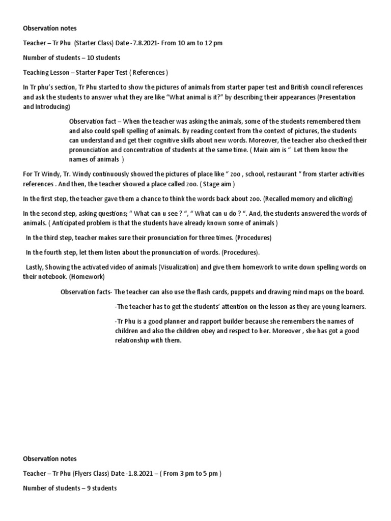 TKT Lesson | Download Free PDF | Teachers | Noun