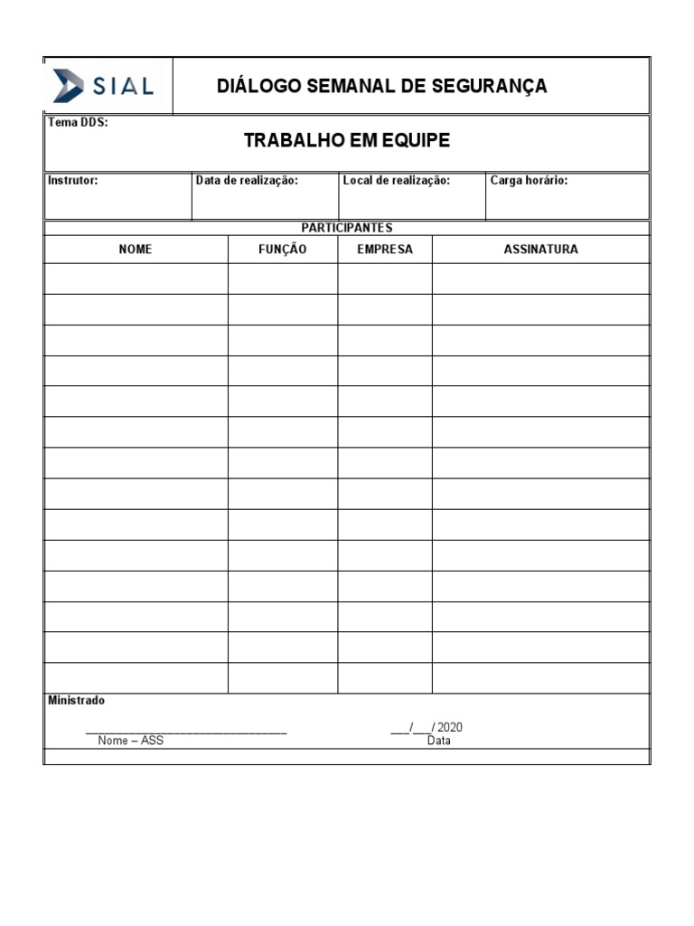 DDS Tema Trabalho em Equipe | PDF | Martelo