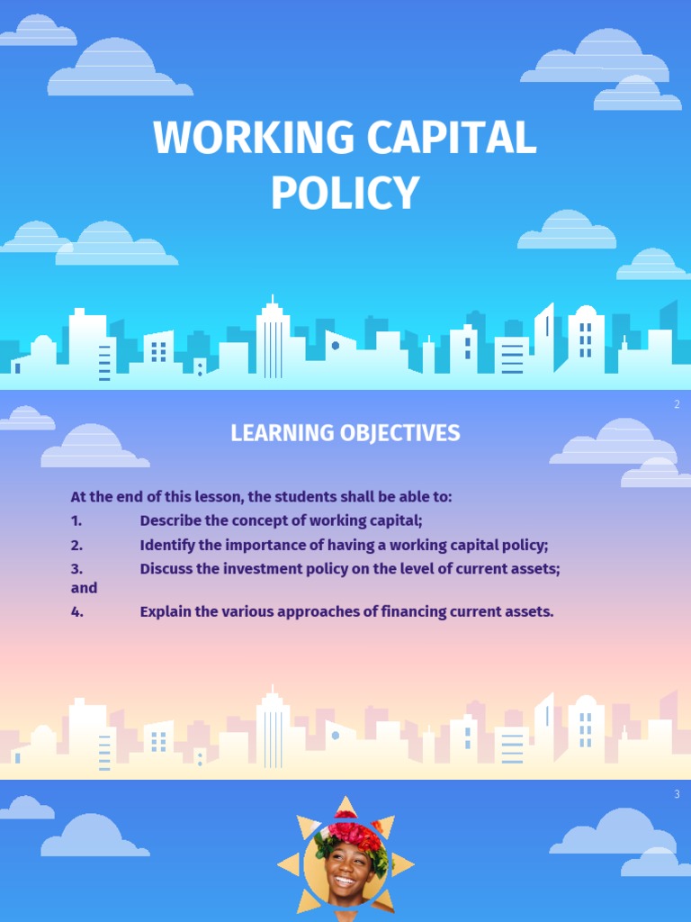 Finance - Working-Capital-Policy | PDF | Working Capital | Equity (Finance)