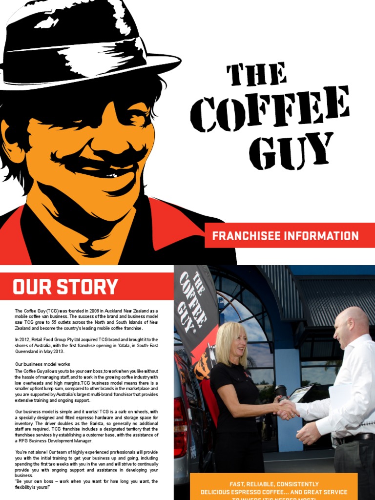 The Coffee Guy Franchise Overview | PDF | Franchising | Drink
