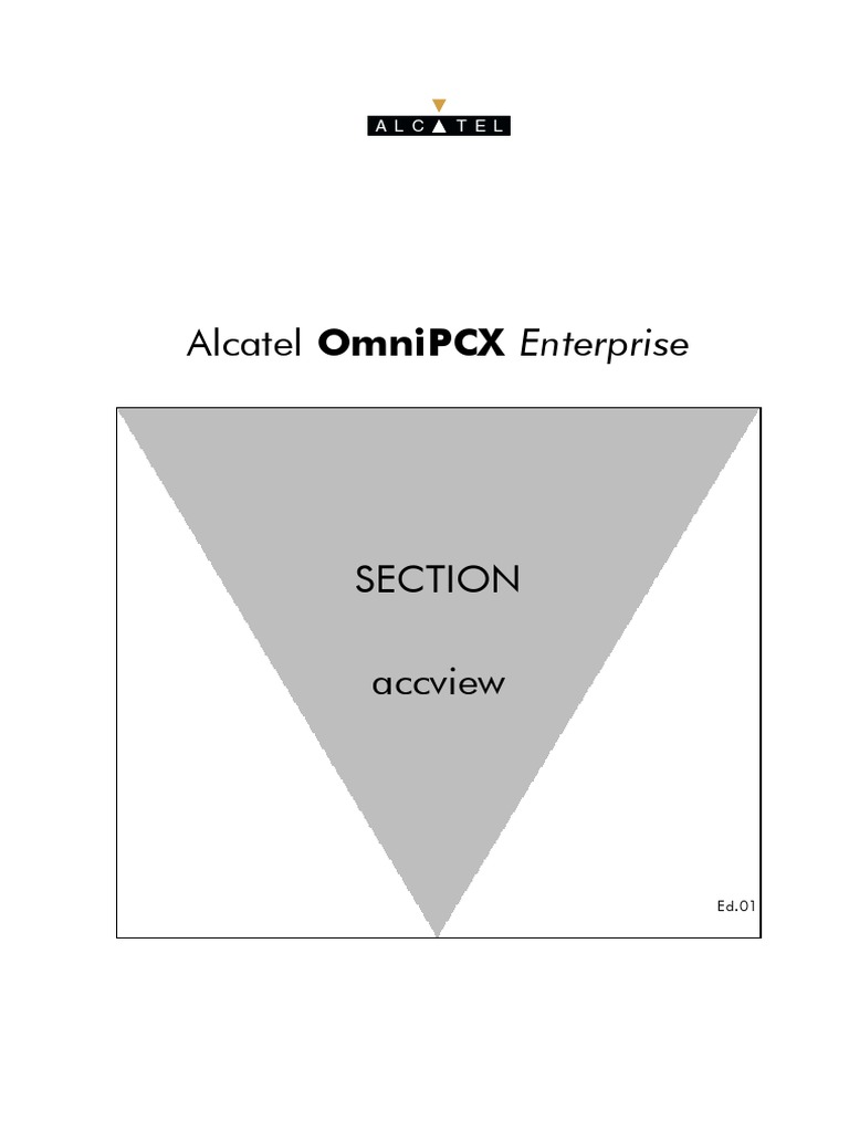 Alcatel Omnipcx Enterprise: Alc E T L | Download Free PDF | Computing ...