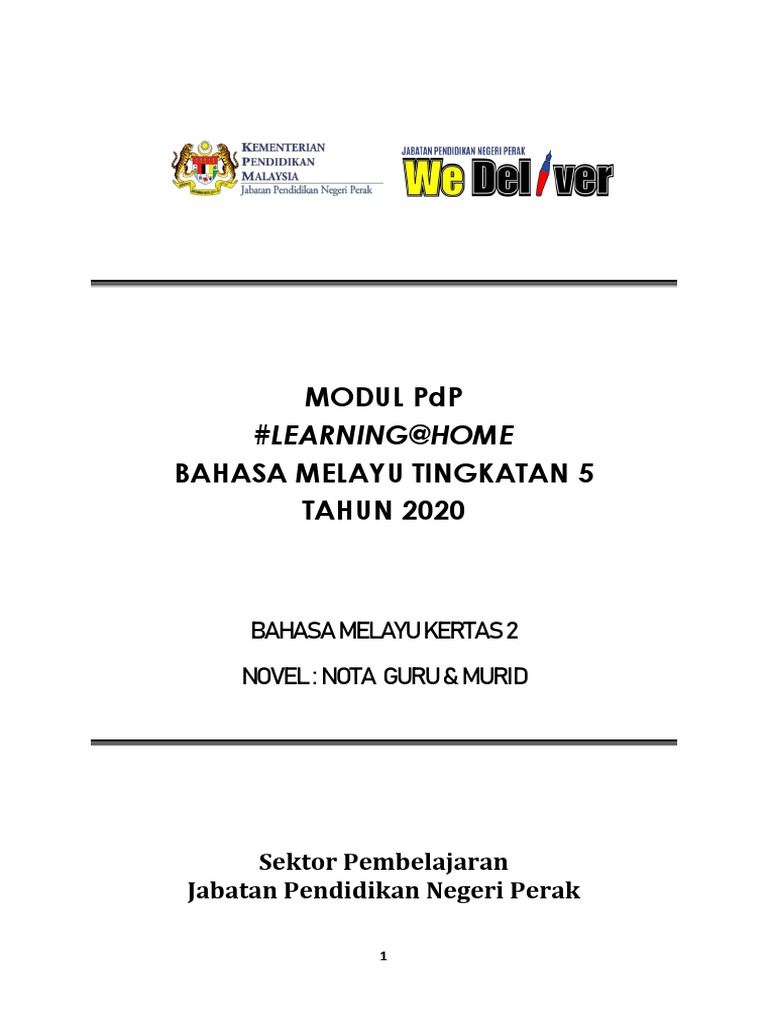 Novel (Nota Guru Dan Murid) | PDF