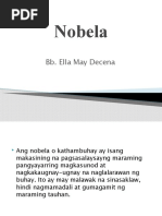 Nobela Kahulugan | PDF