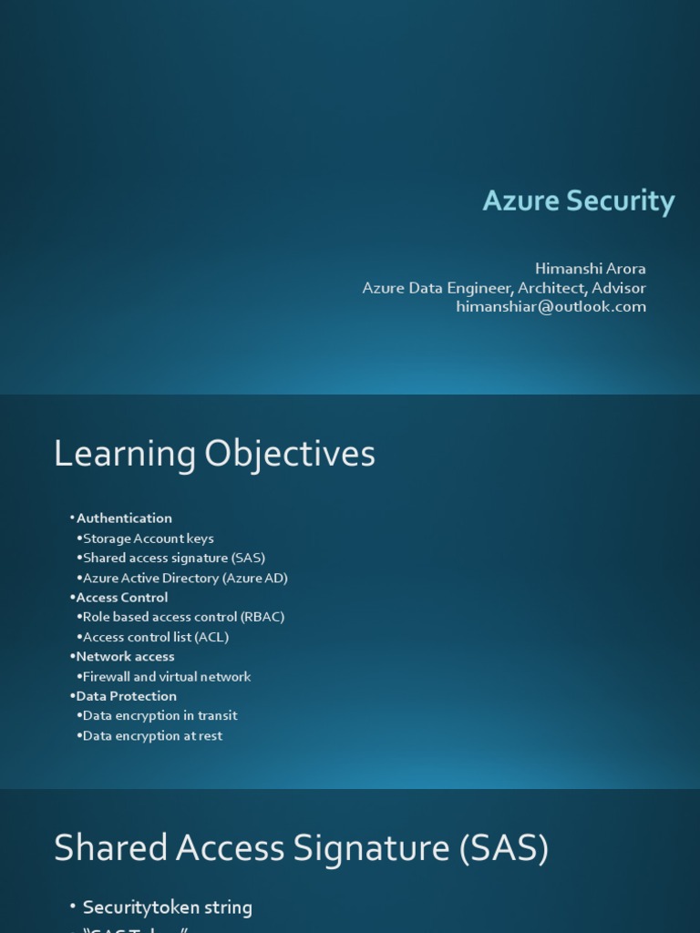 Azure Data Lake Security Essentials | PDF | Encryption | Active Directory