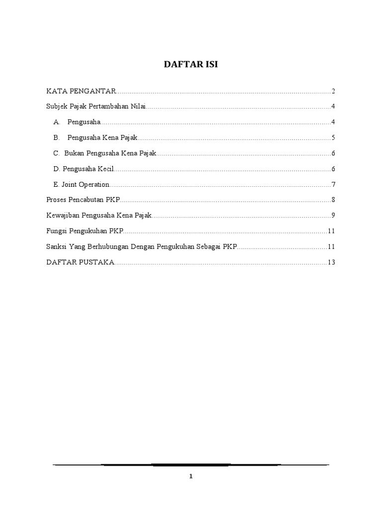 Makalah Subjek PPN | PDF