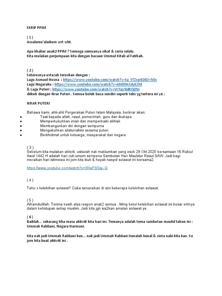 Skrip Ppim | PDF | Karier & Perkembangan
