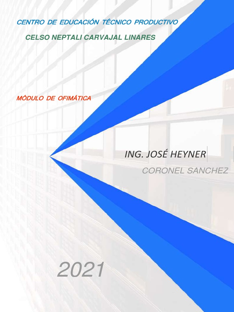 Modulo Ofimatica - Sesion 01 | PDF | Microsoft Word | Microsoft