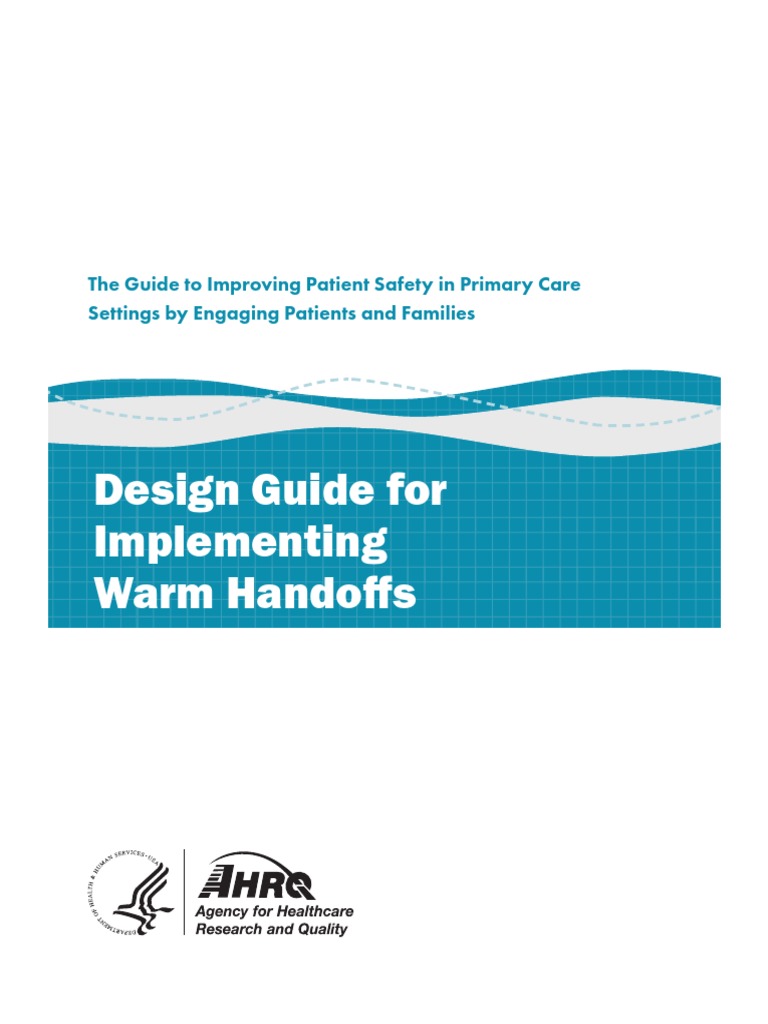 Design Guide For Implementing Warm Handoffs | PDF | Electronic Health ...