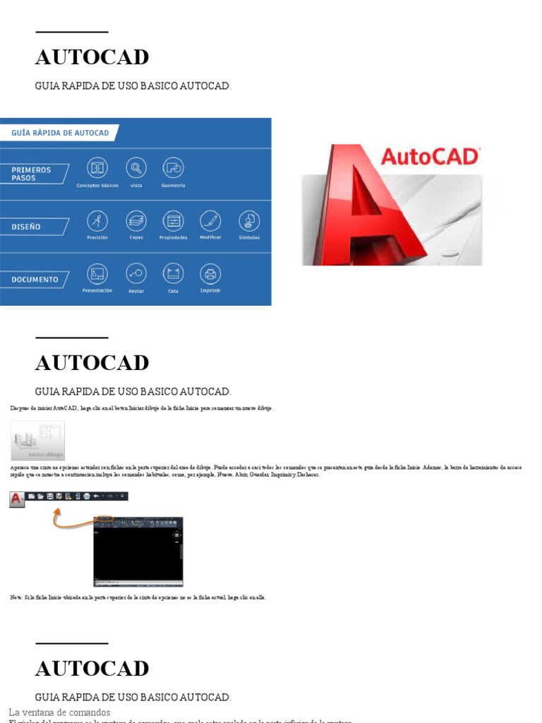 Autocad Curso | PDF | Ventana (informática) | Cad automático