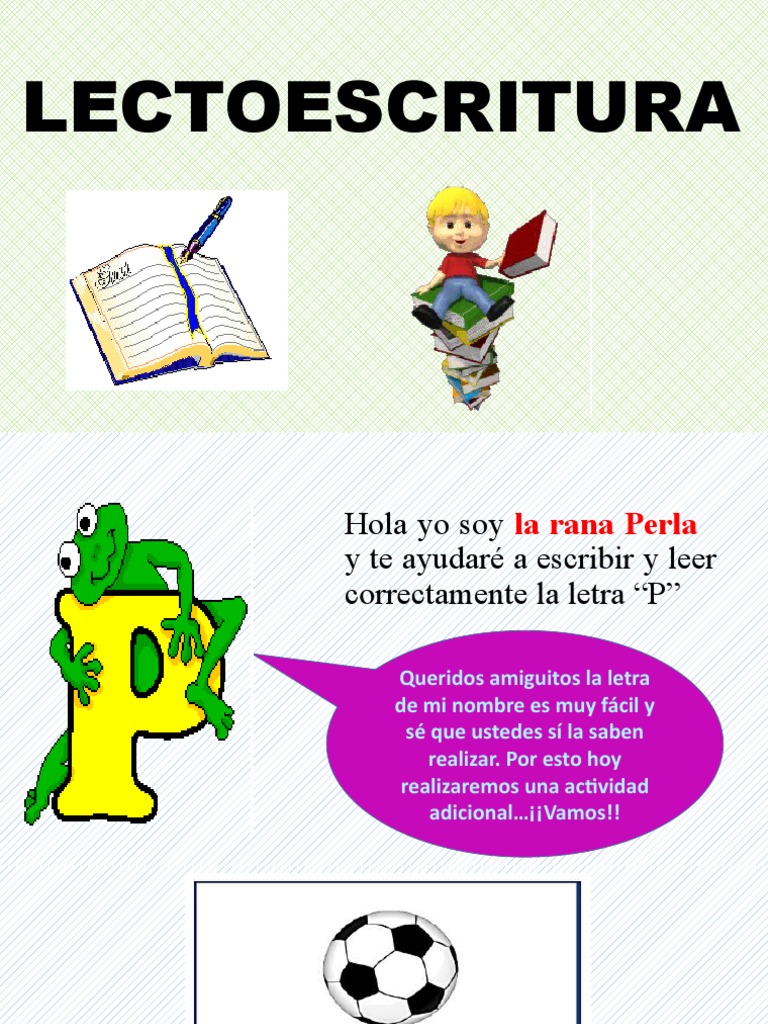 LECTOESCRITURA Letra P | PDF