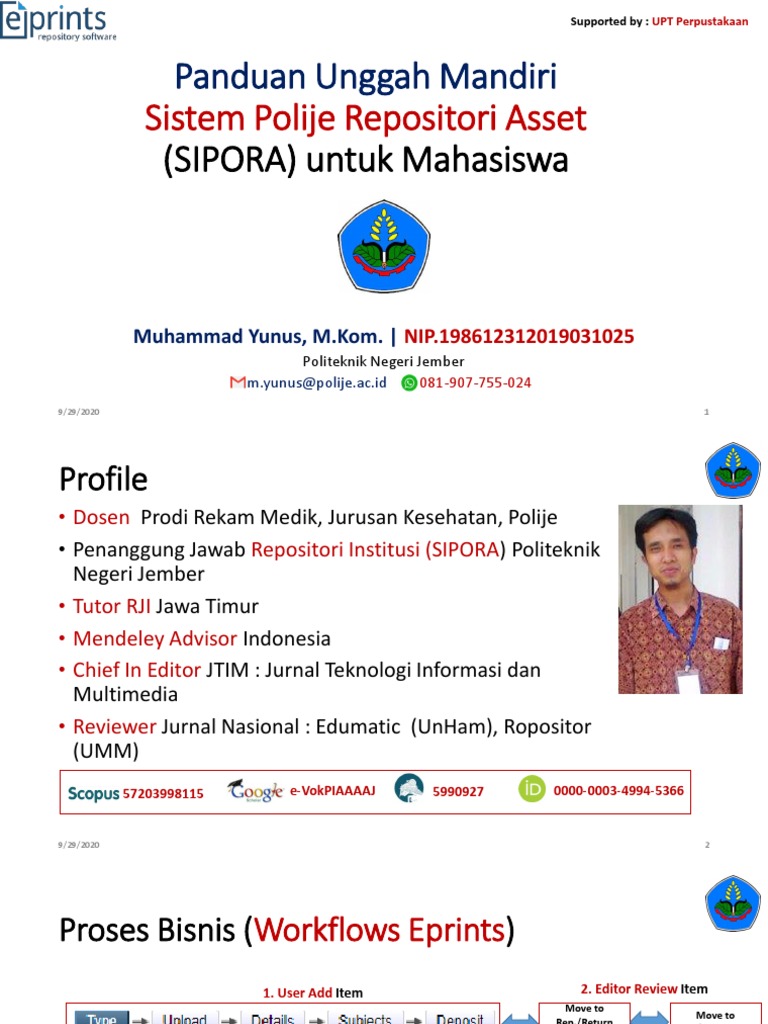 Panduan Unggah Tugas Akhir SIPORA | PDF