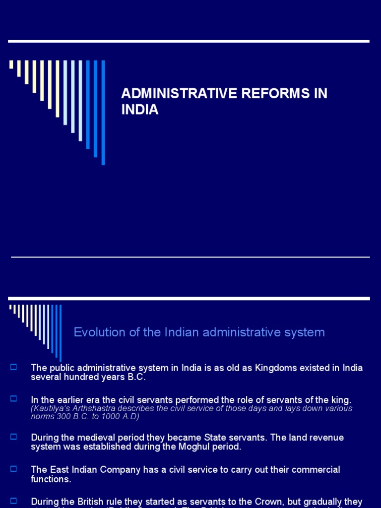 Prez 1 - Administrative Reforms Commission | PDF | Government Of India ...