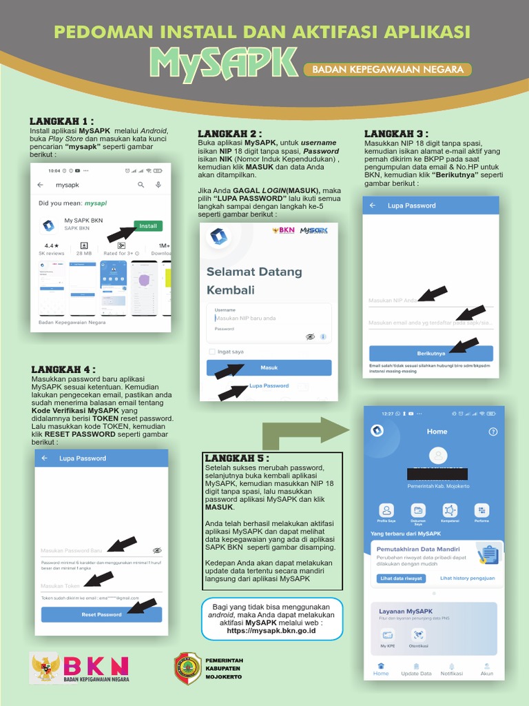 Panduan Mysapk BKN | PDF