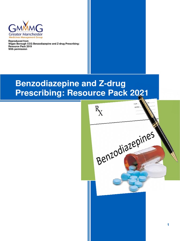 Benzodiazepine and Z Drug Resource Pack GMMMG FINAL v1 0 For GMMMG ...