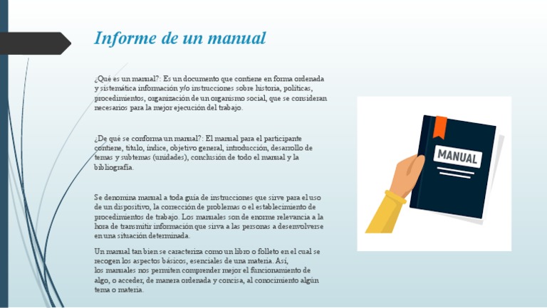 Informe de Un Manual | PDF