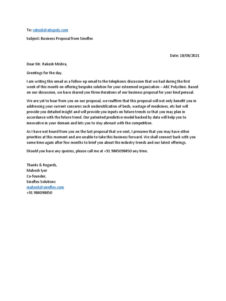 Business Email | PDF