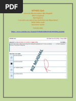 MTH601 MIDTERM SOLVED MCQS by JUNAID PDF | PDF | Mathematical Optimization | Linear Programming