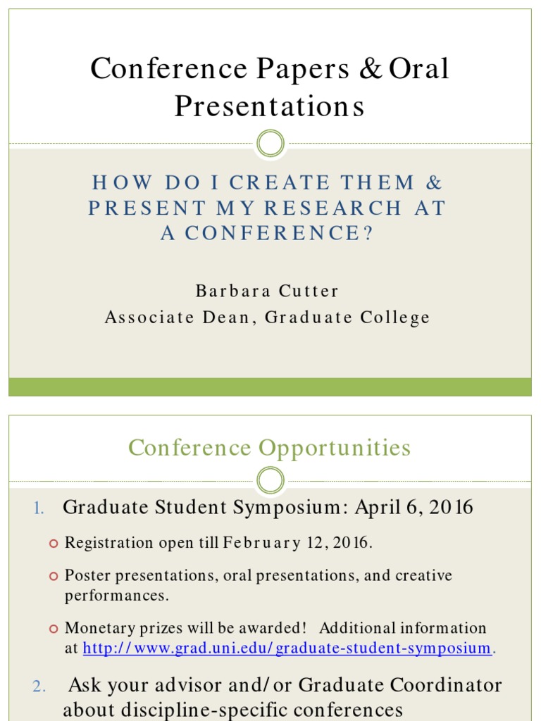 Conference Papers Oral Presentations For Website1 | PDF | Abstract ...