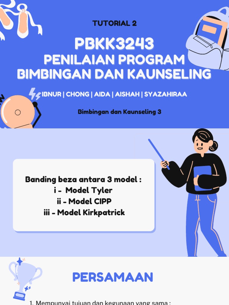 Banding Beza Model Penilaian PBKK3243 - TUTORIAL 2 | PDF