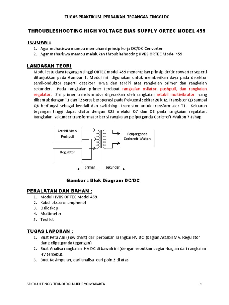 Tugas Prak - Pin HVDC | PDF