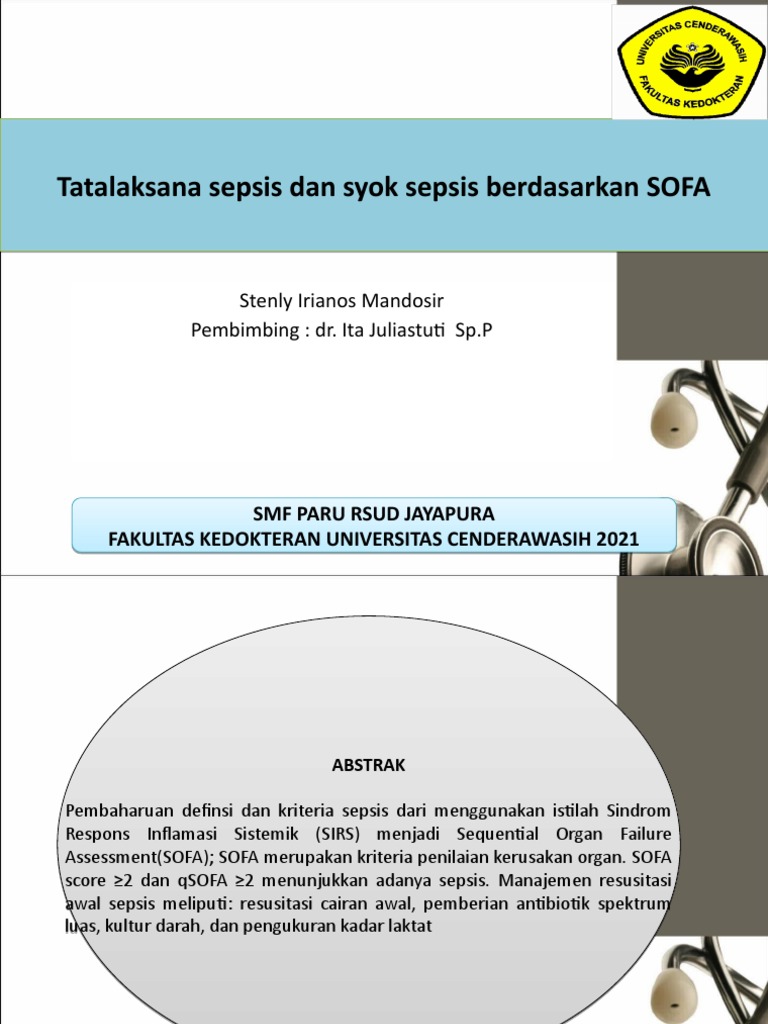 Tatalaksana Sepsis Berdasarkan SOFA | PDF