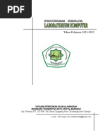Laporan & Program Kerja Lab Komputer 2021 Cetak | PDF