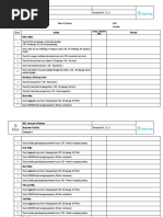 Chain Block Inspection Checklist Form | PDF