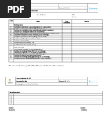 Transformer Daily Check List | PDF | Transformer | Electrical Engineering